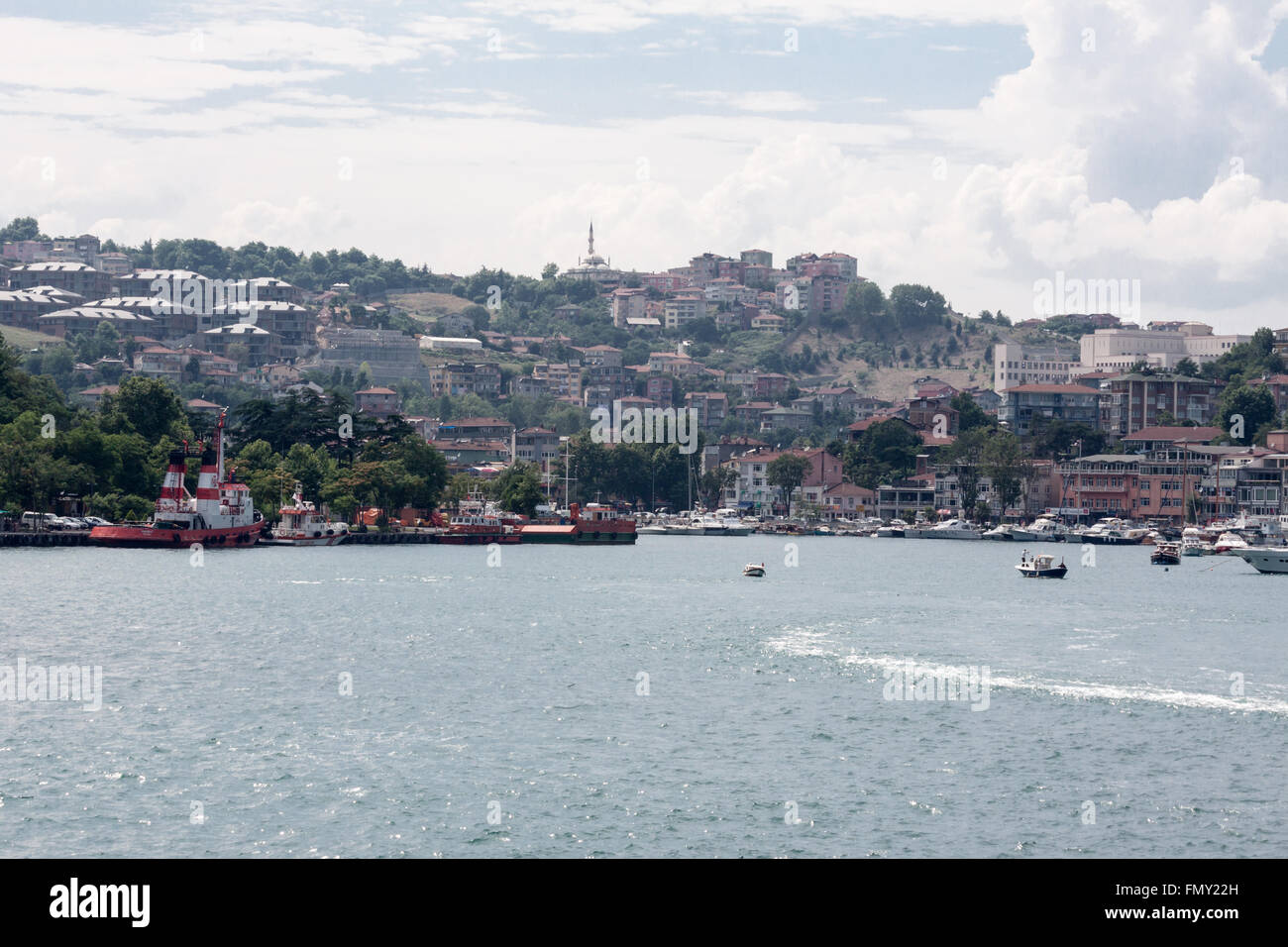 Bosphorus Istanbul Historical Buildings Stock Photo - Alamy