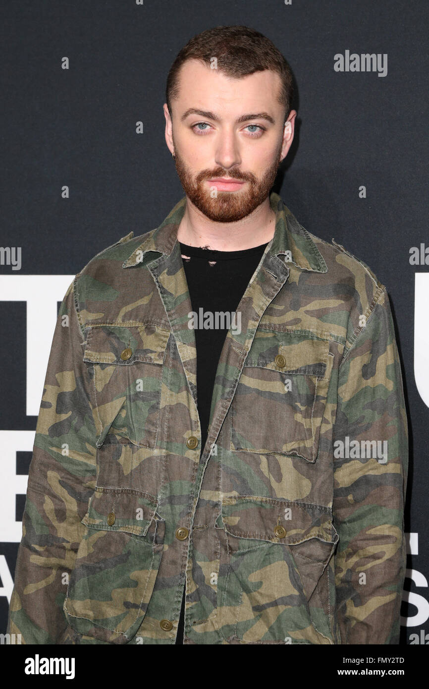 Saint Laurent at Hollywood Palladium - Arrivals Featuring: Sam Smith ...