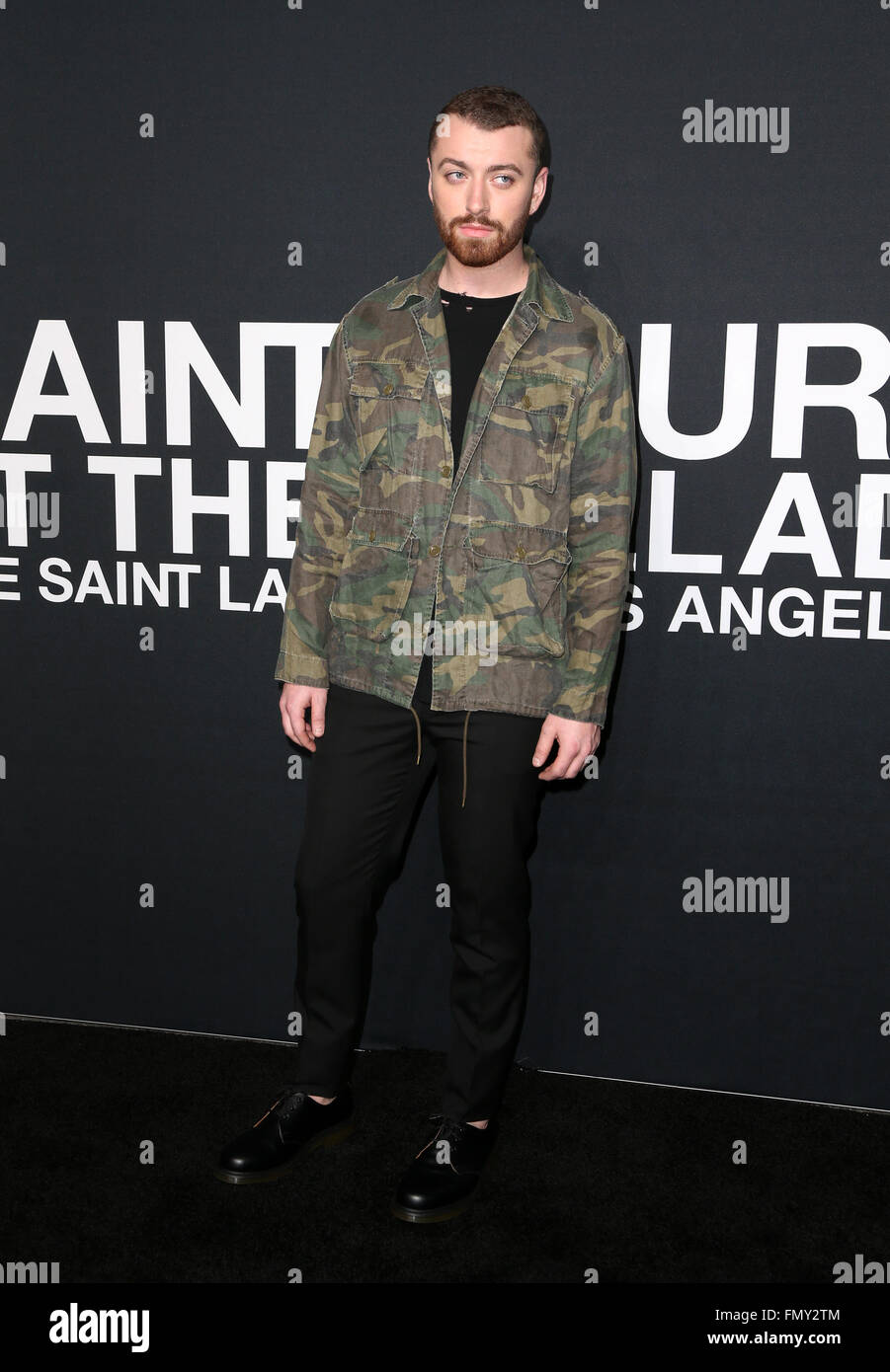 Saint Laurent at Hollywood Palladium - Arrivals Featuring: Sam Smith ...