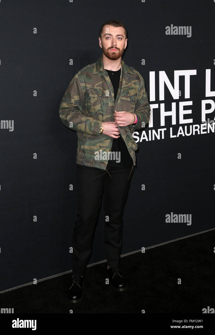 Saint Laurent at Hollywood Palladium - Arrivals Featuring: Sam Smith ...