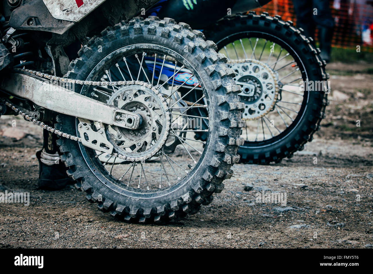 Wheel of the bike hi-res stock photography and images - Alamy