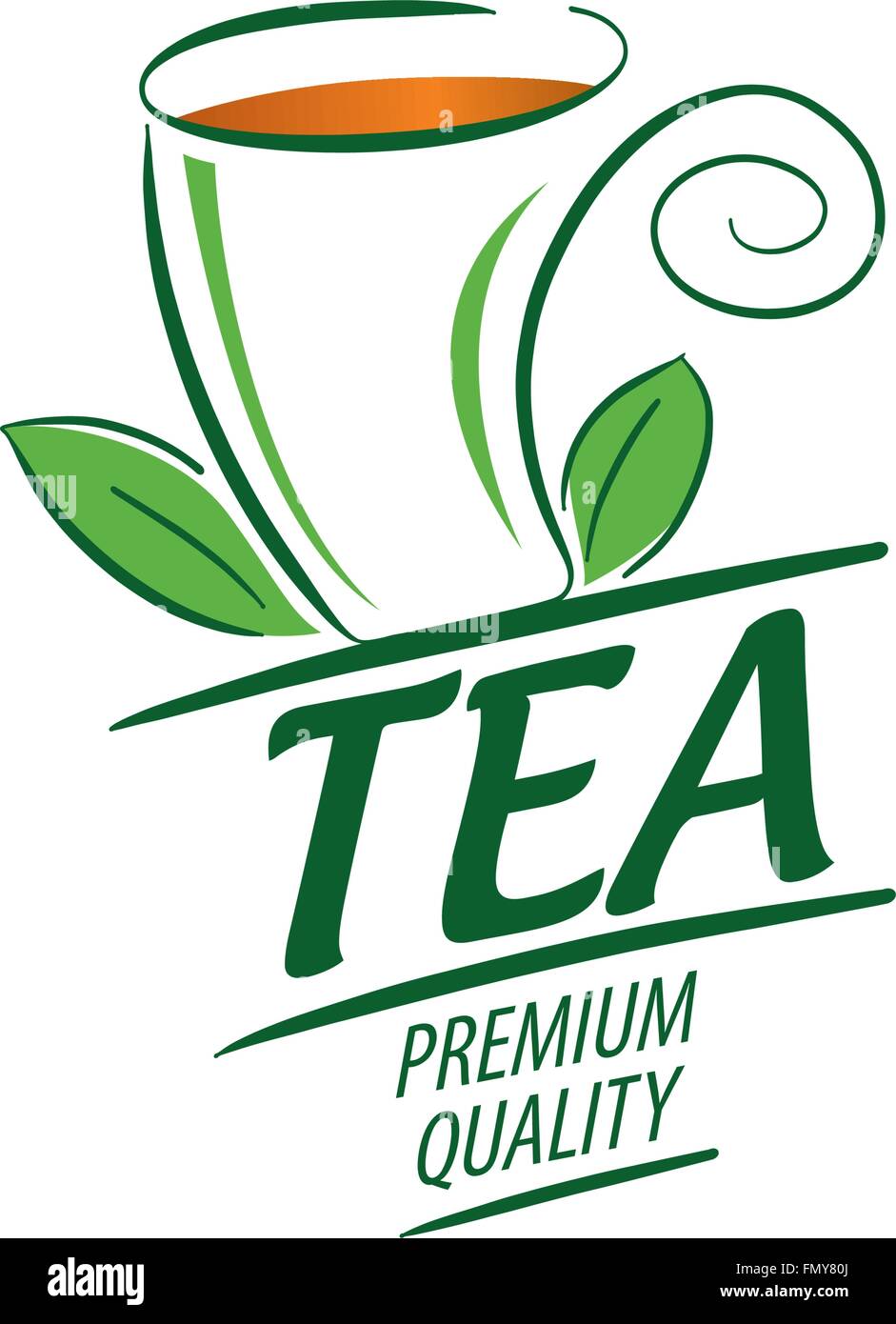 vector logo tea Stock Vector Image & Art - Alamy