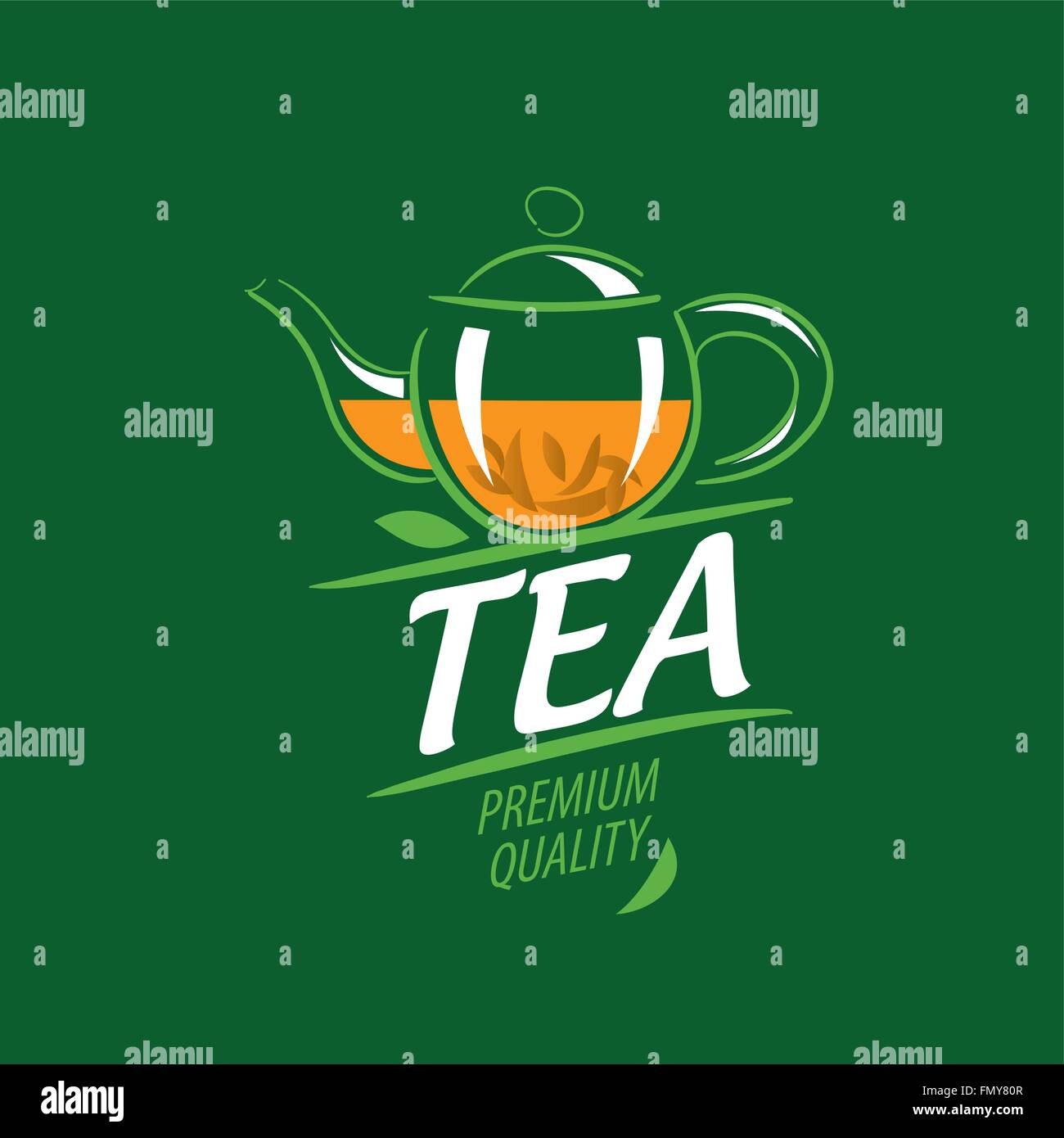 vector logo tea Stock Vector Image & Art - Alamy
