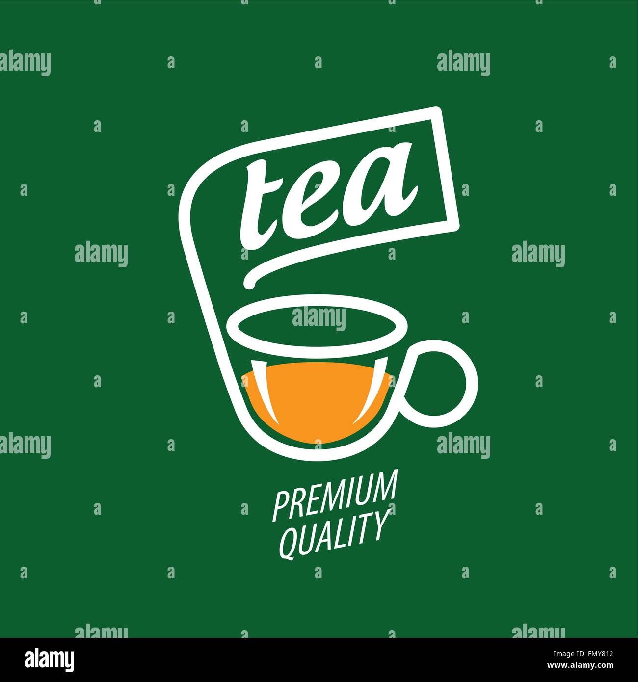 vector logo tea Stock Vector Image & Art - Alamy