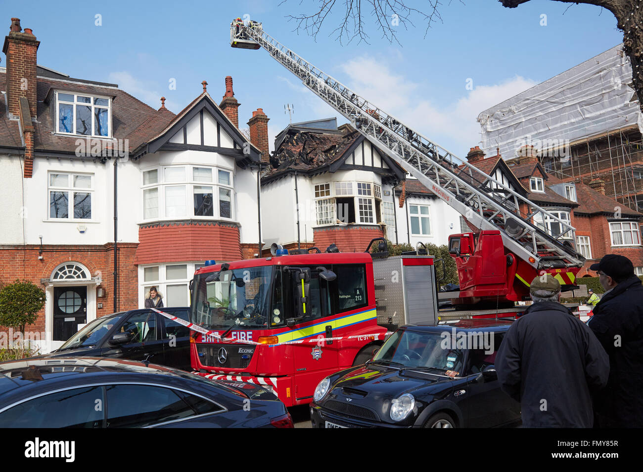 Three fire trucks hi-res stock photography and images - Alamy