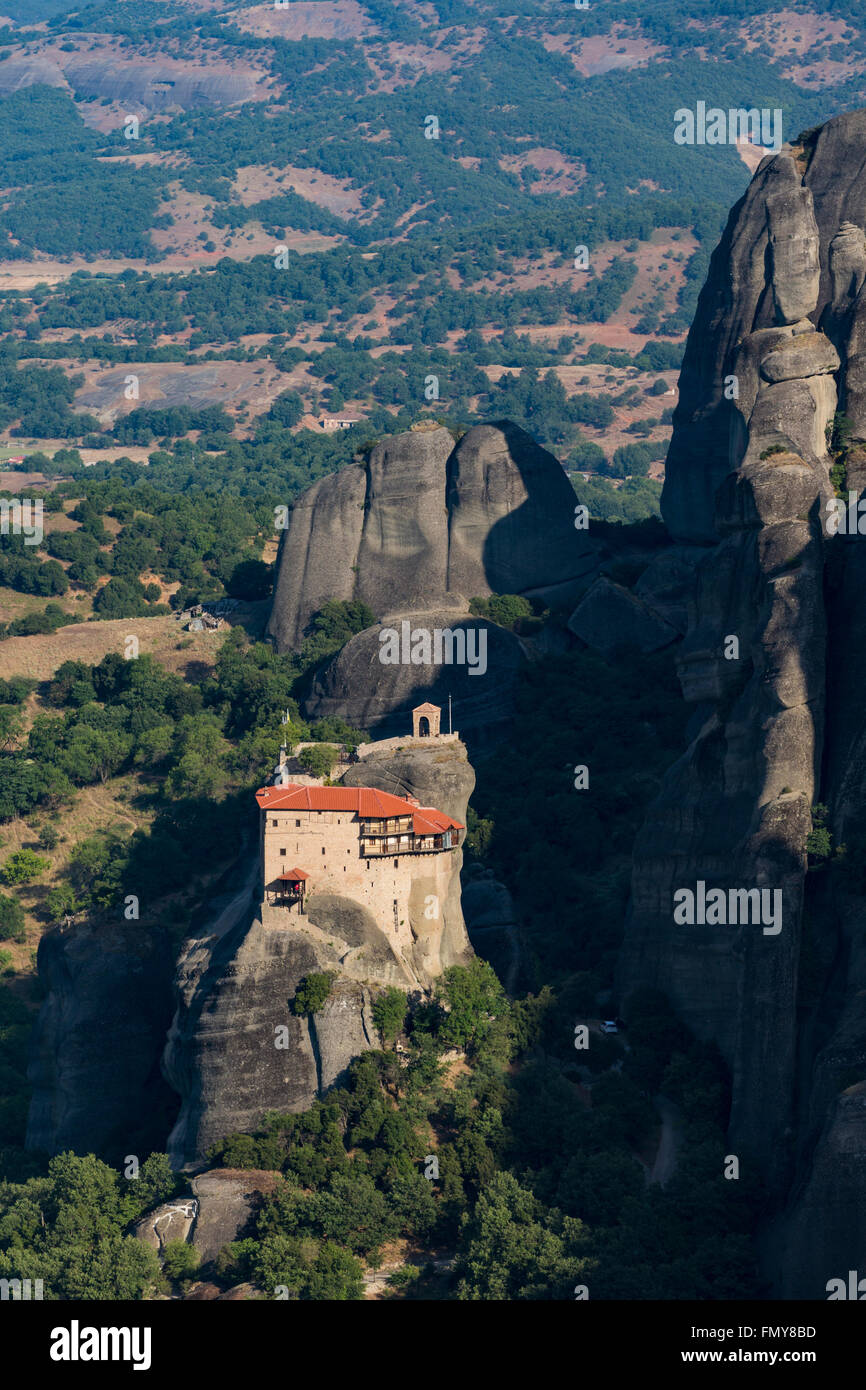 Meteora, Thessaly, Greece. Greek Orthodox Monastery of St Nicholas ...