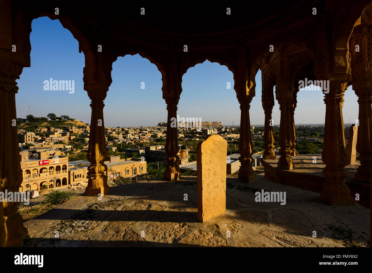India rajasthan jaisalmer sunset point hi-res stock photography and ...