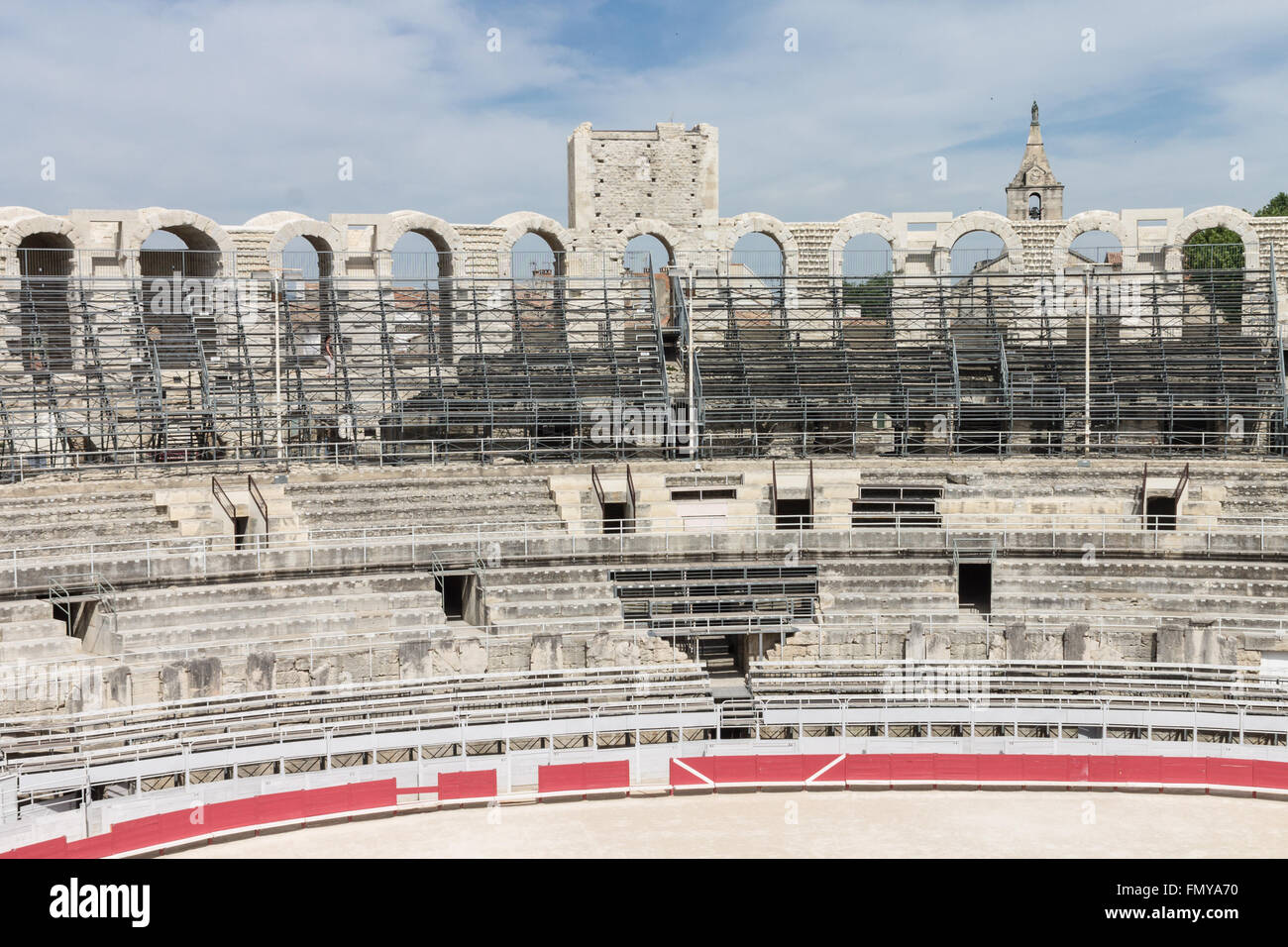 Roman Arena Stage Arles Provence France Stock Photo - Alamy
