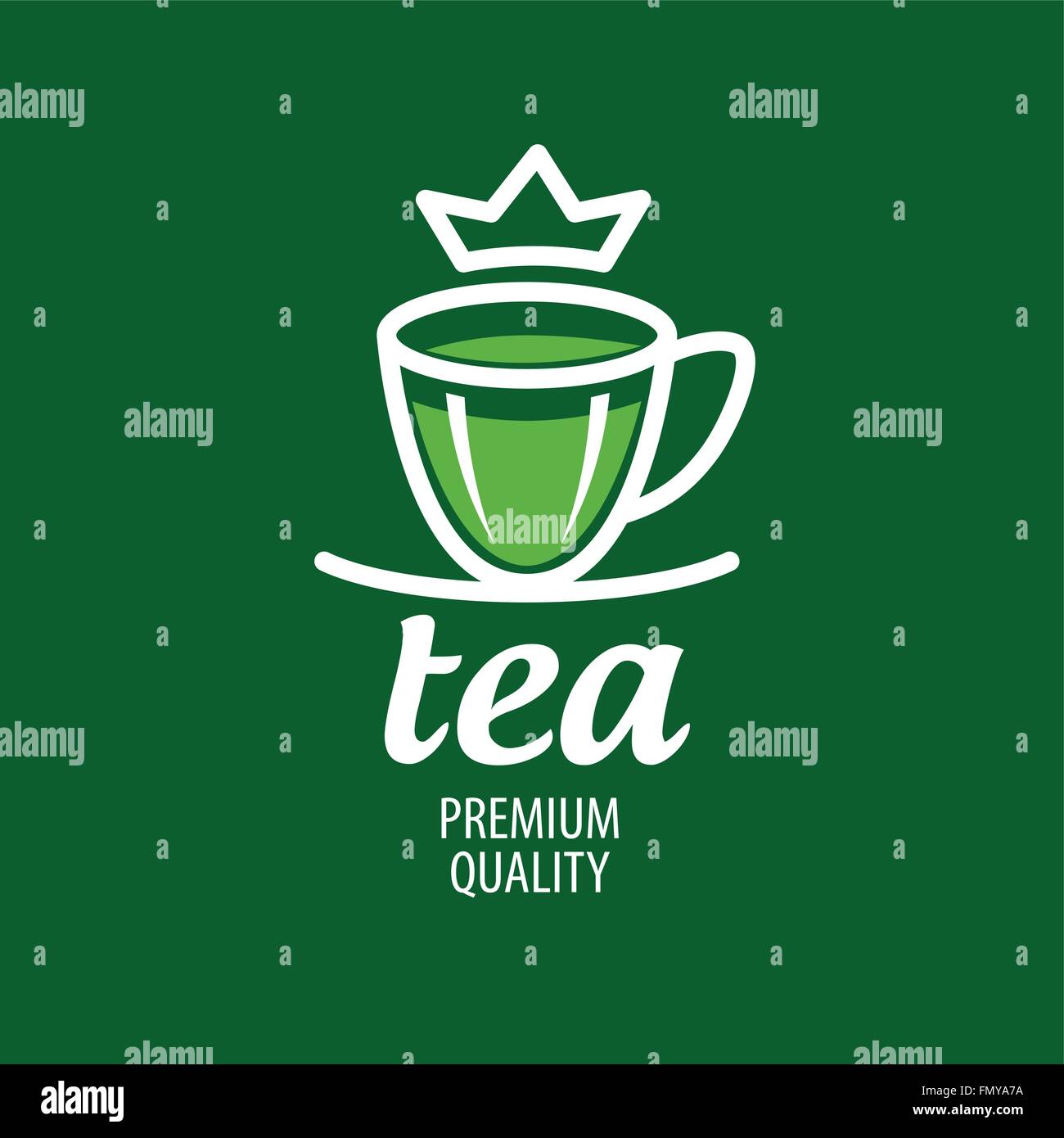 vector logo tea Stock Vector Image & Art - Alamy