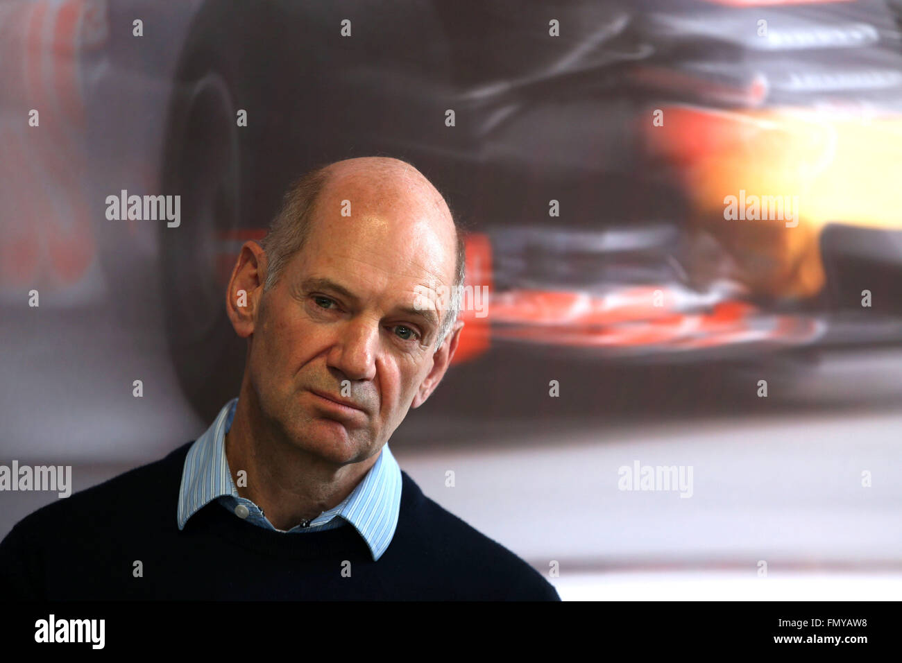 The chief technical director of Red Bull, British Adrian Newey, seen ...