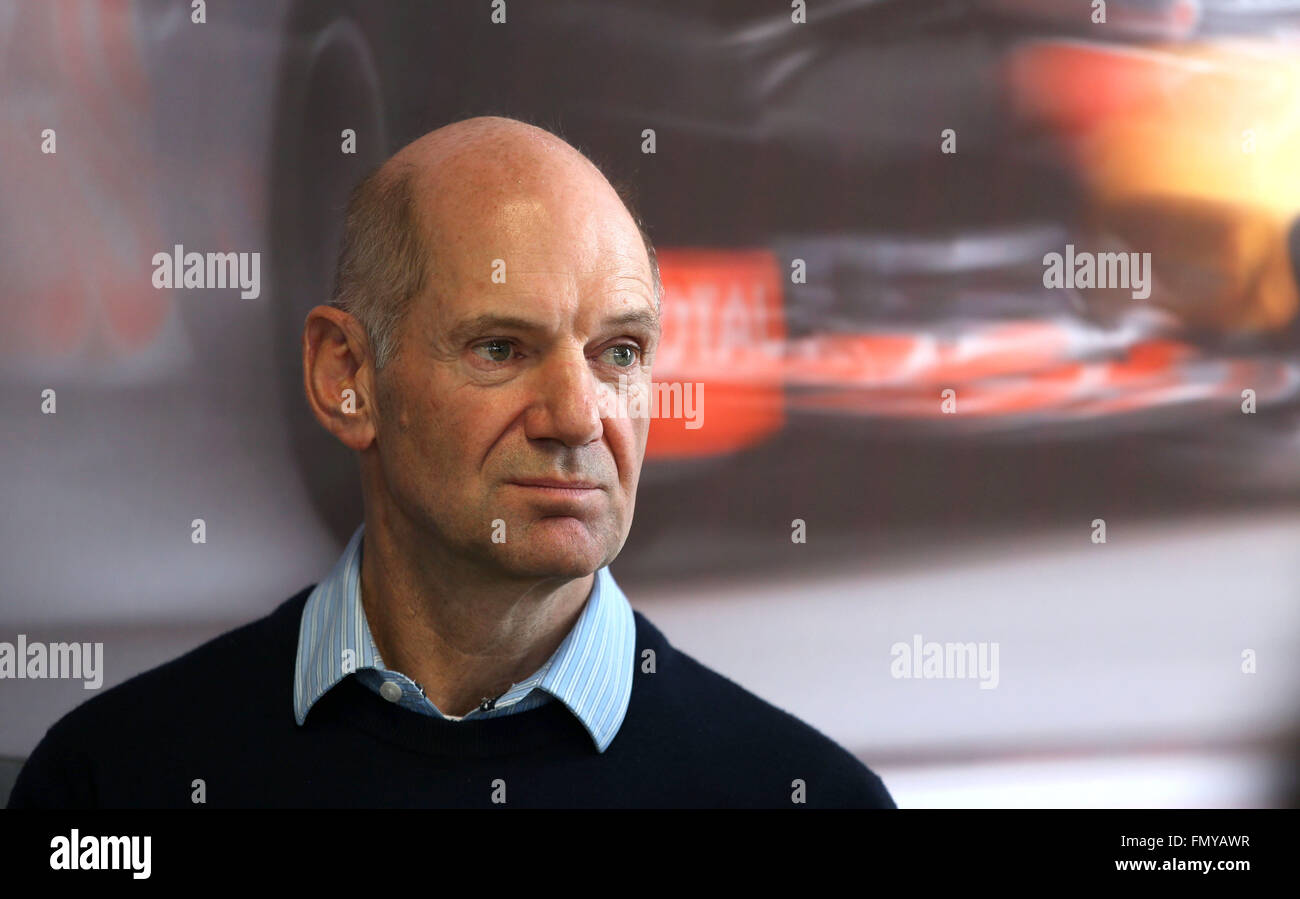 The chief technical director of Red Bull, British Adrian Newey, seen ...