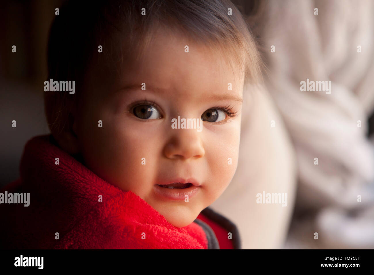 Look and joy of a baby Stock Photo - Alamy