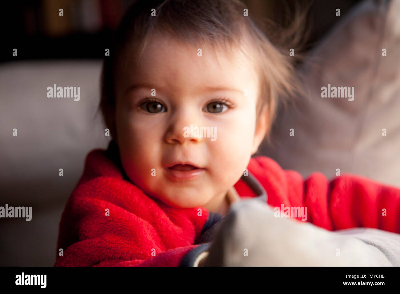 Look and joy of a baby Stock Photo - Alamy
