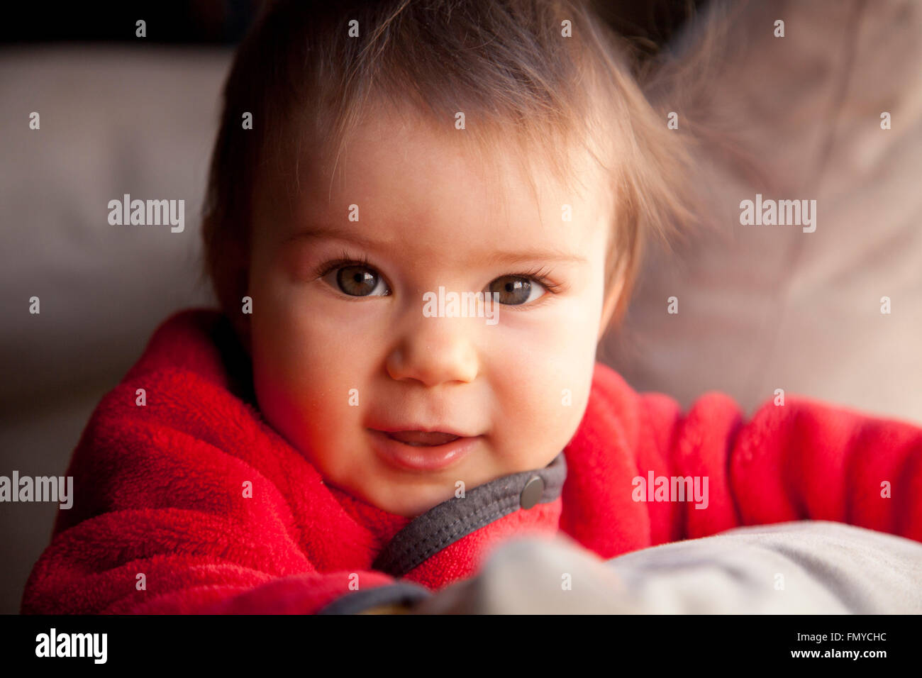 Look and joy of a baby Stock Photo - Alamy