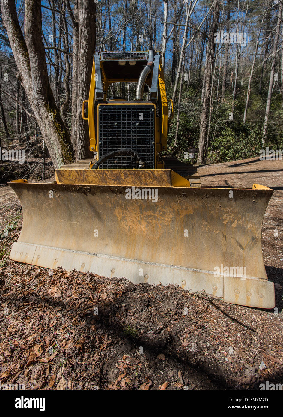 Bulldozer Front View