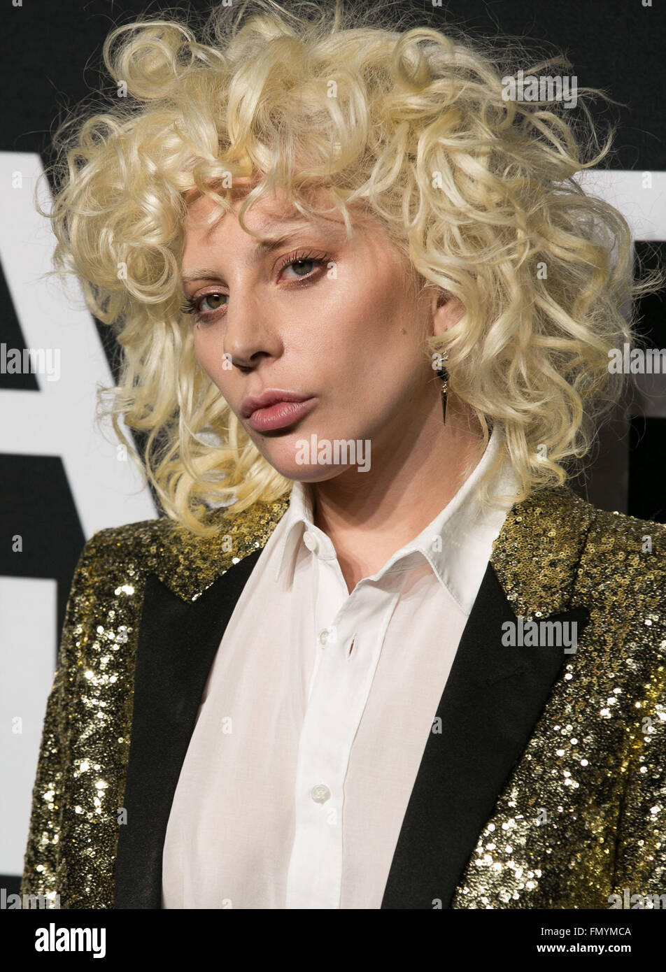 Saint Laurent at Hollywood Palladium - Arrivals Featuring: Lady Gaga ...