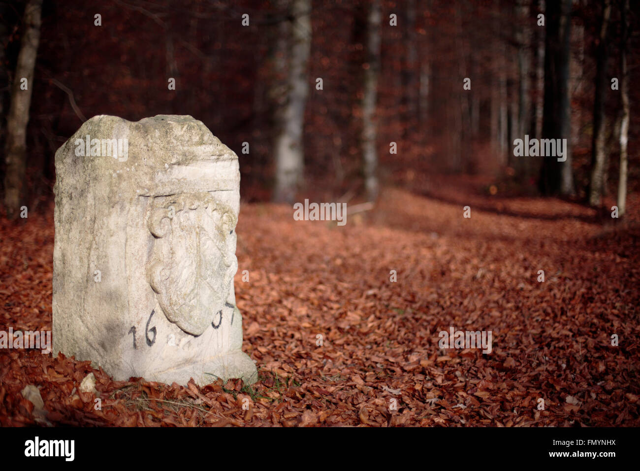 Border stone germany hi-res stock photography and images - Alamy