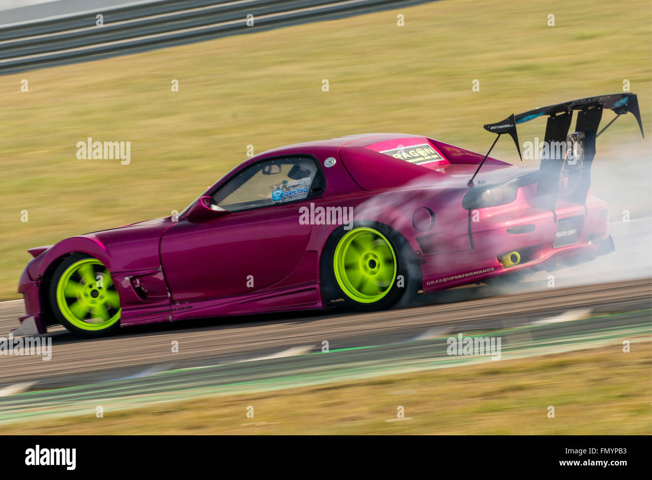 Corby, Northamptonshire, UK. 13th March, 2016. Drift car during Drift ...