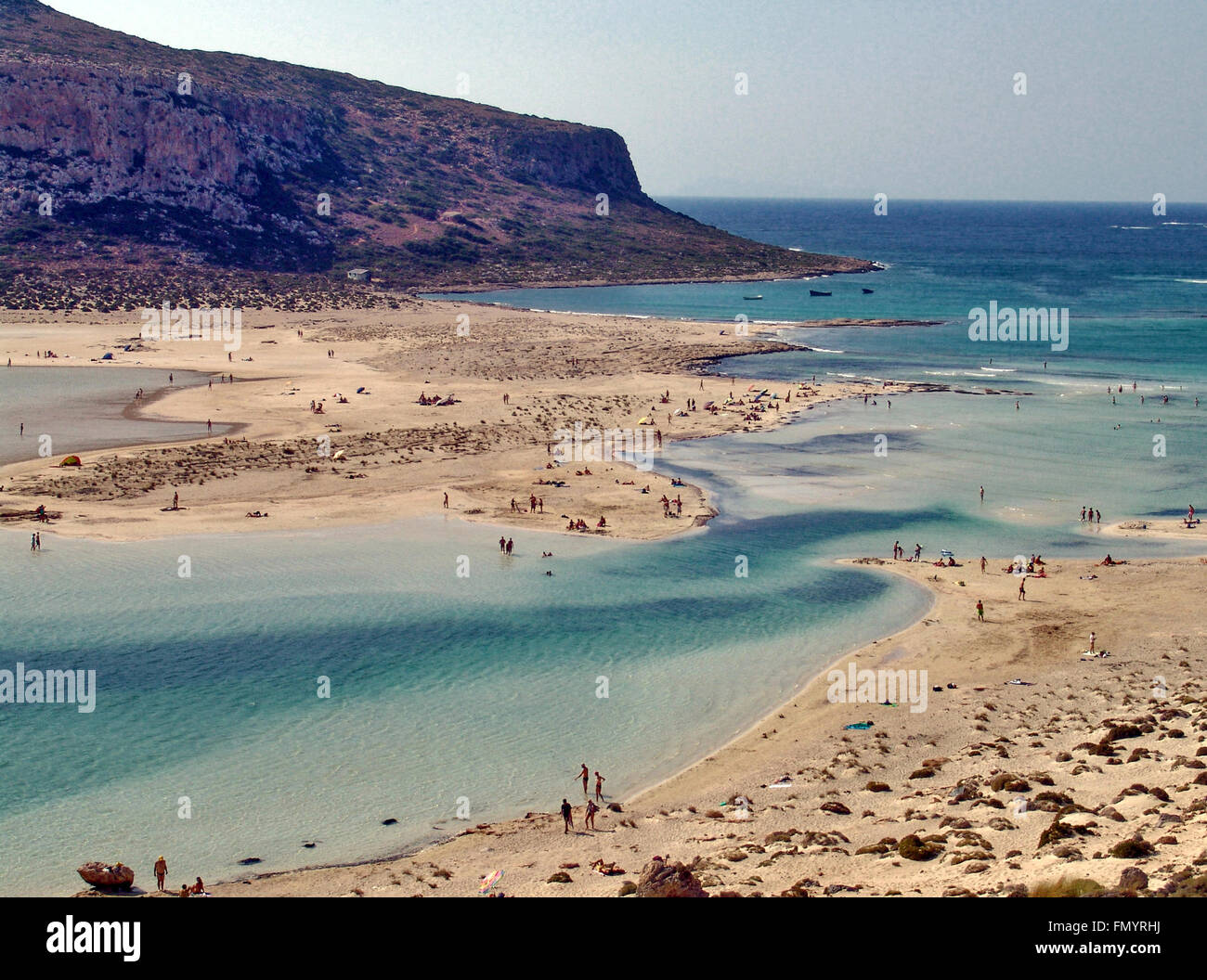 Beach in west Crete, Greece Stock Photo - Alamy