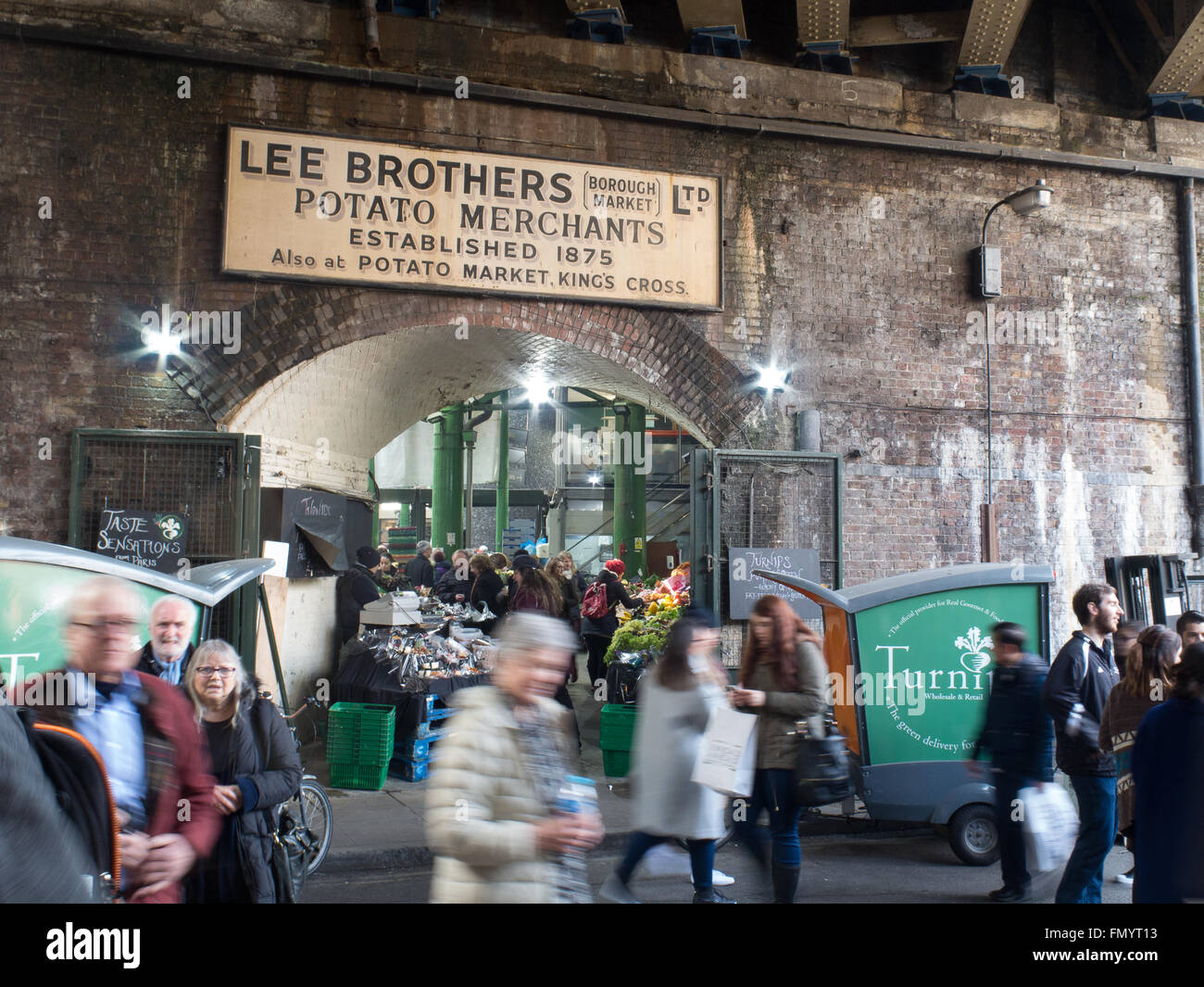 Borough Market London Bridge England UK Europe Stock Photo - Alamy