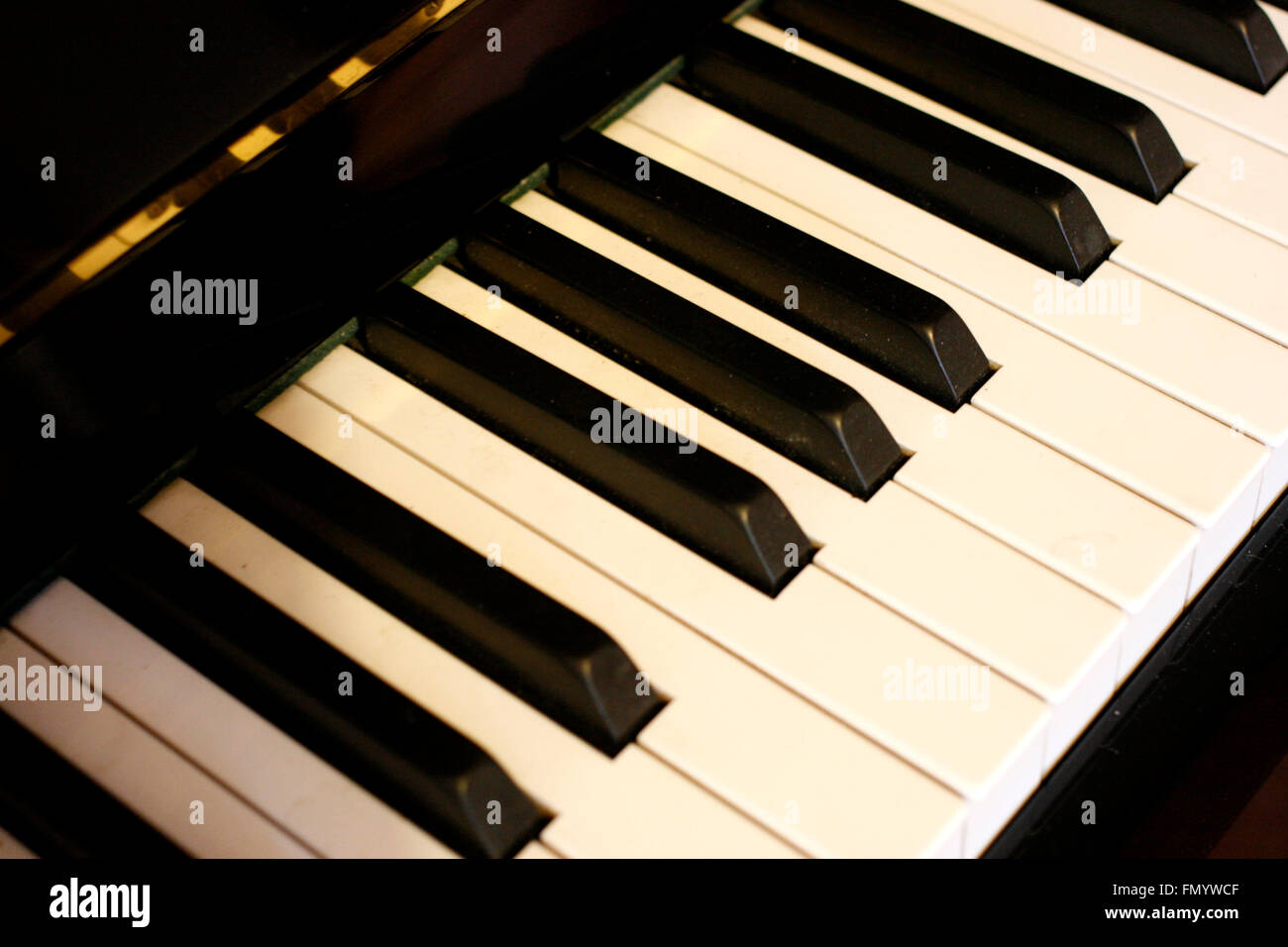musical piano keyboard pictured in south london uk march 2016 Stock ...