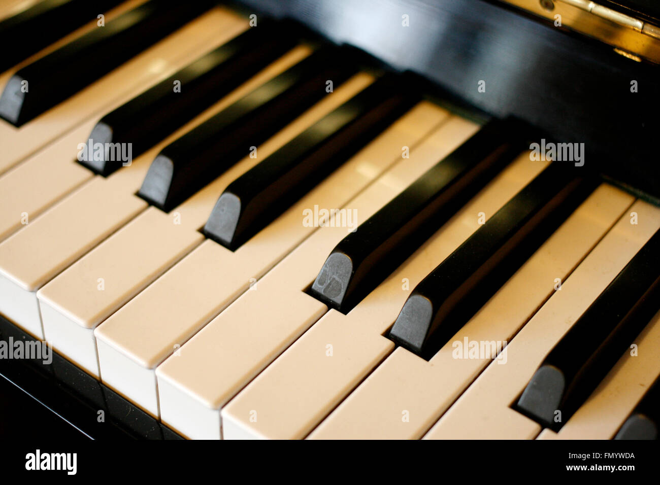 musical piano keyboard pictured in south london uk march 2016 Stock ...