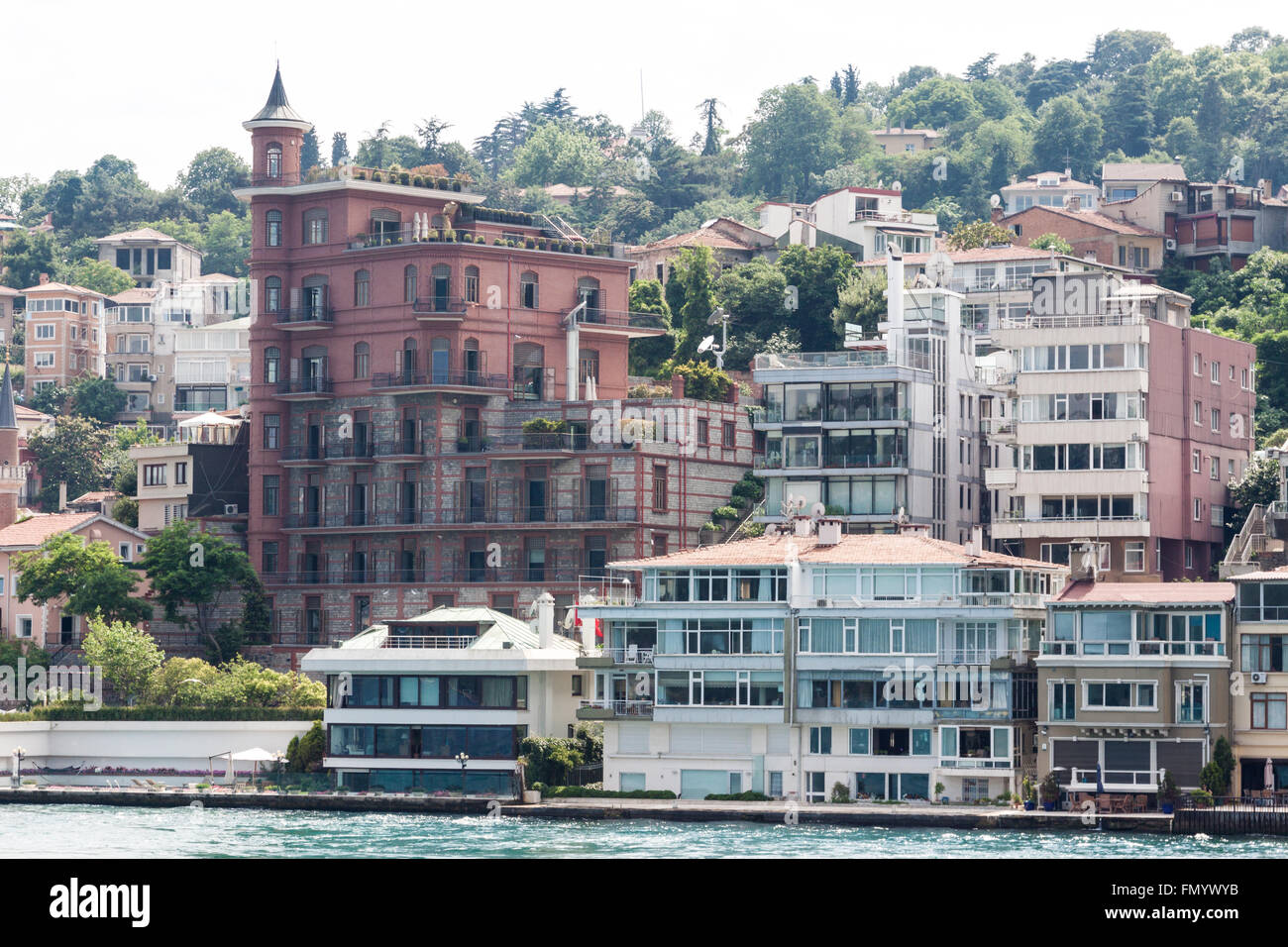 Bosphorus Istanbul Historical Buildings Stock Photo - Alamy