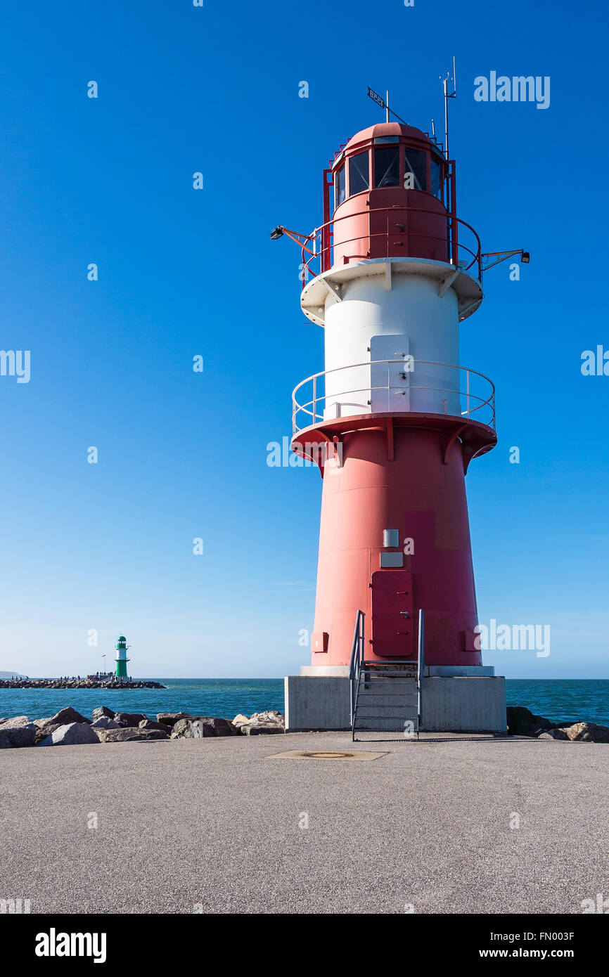 Mole in Warnemuende (Germany Stock Photo - Alamy