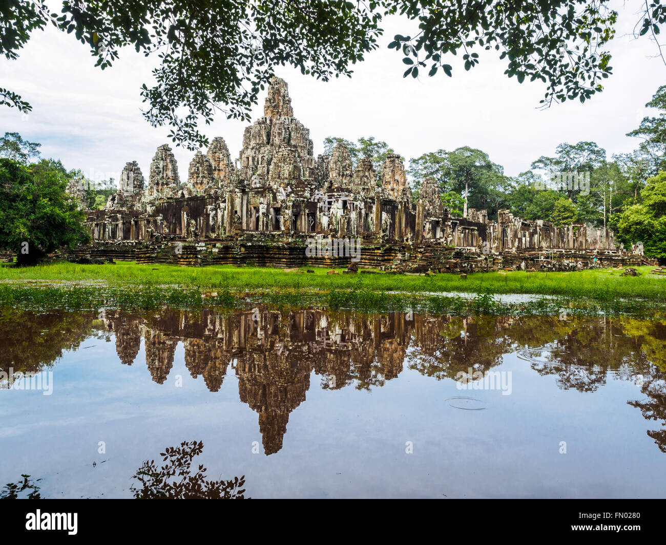 Ankor Thom in Siem Reap, Cambodia Stock Photo - Alamy