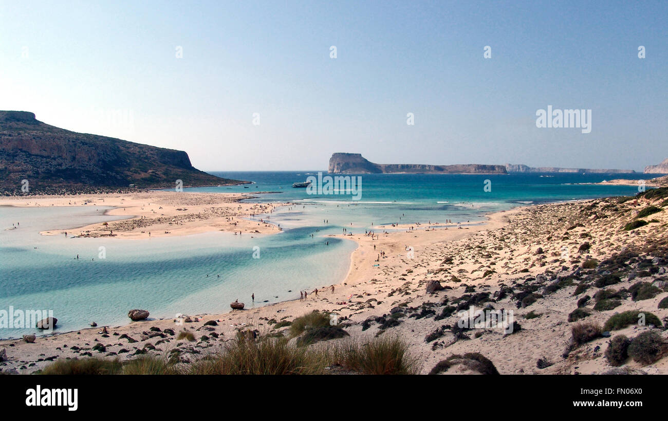 Beach in west Crete, Greece Stock Photo - Alamy