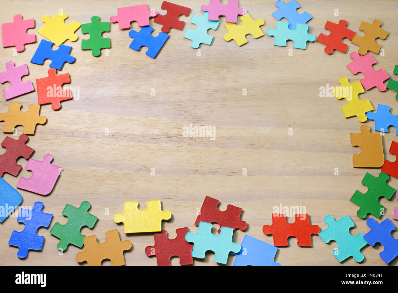 Jigsaw Puzzle Pieces Stock Photo - Alamy