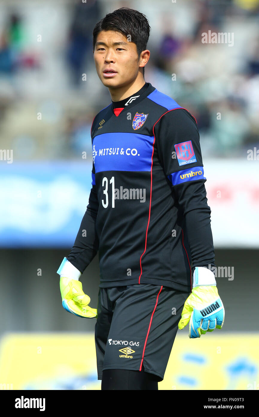 Sagamihara Gion Stadium, Kanagawa, Japan. 13th Mar, 2016. Kentaro Kakoi ...
