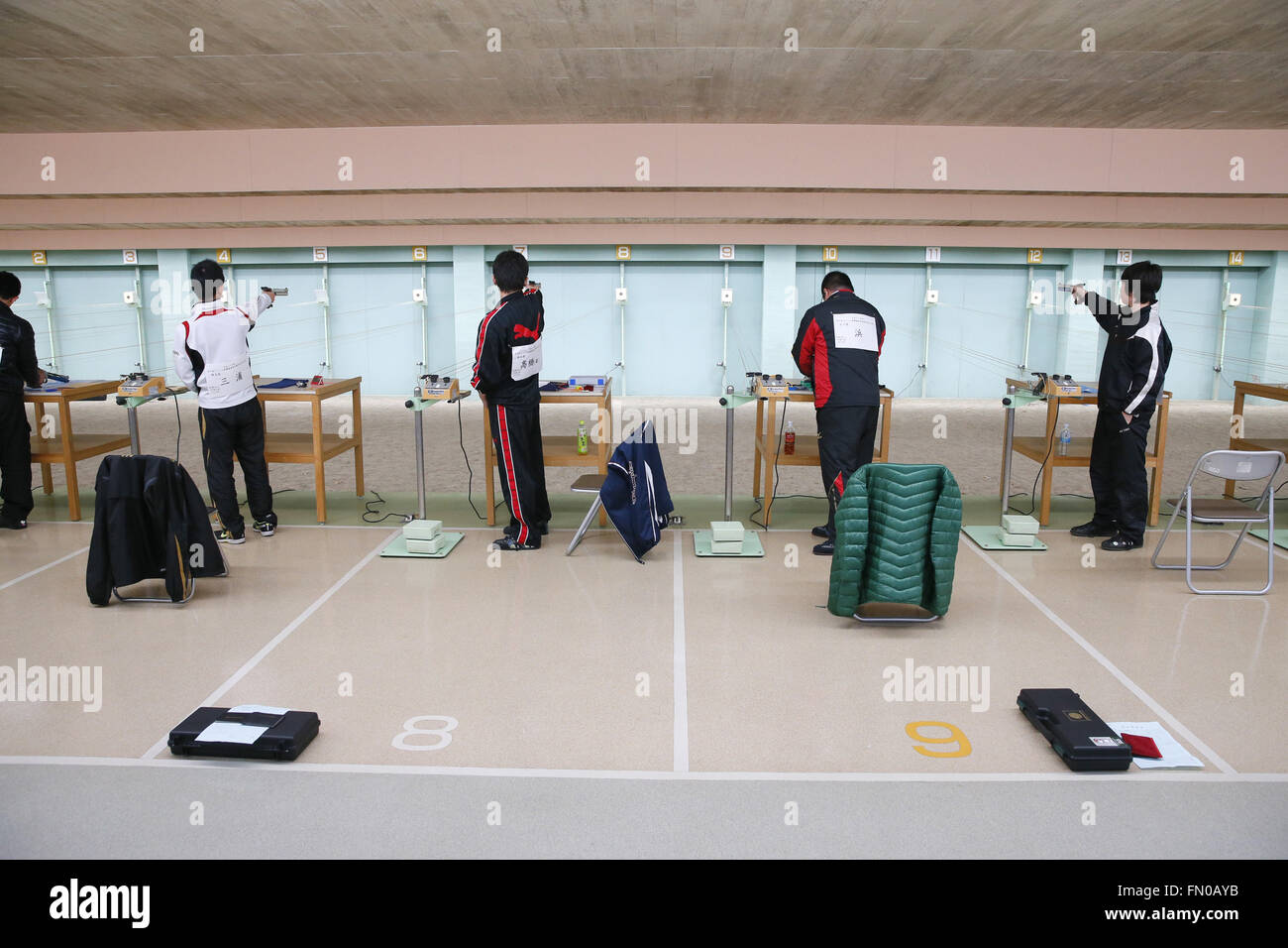 Miyagi, Japan. 13th Mar, 2016. General view Shooting - Rifle : All ...