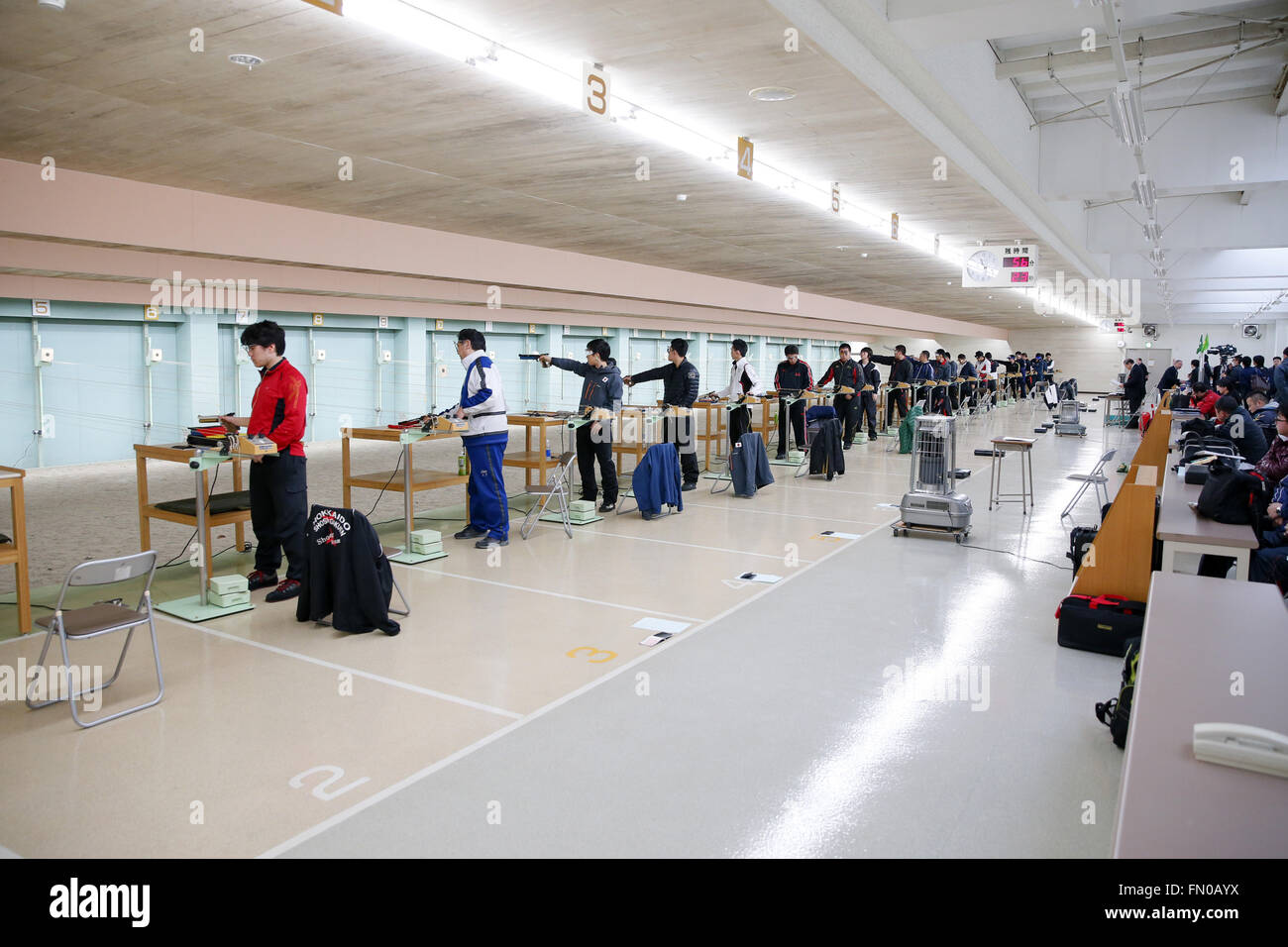 Miyagi, Japan. 13th Mar, 2016. General view Shooting - Rifle : All ...