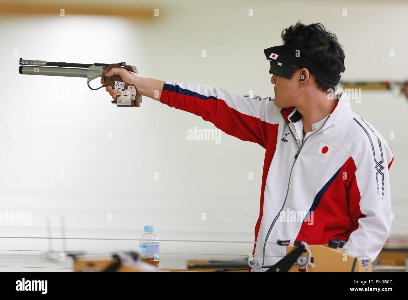 Miyagi, Japan. 13th Mar, 2016. Tomoyuki Matsuda Shooting - Rifle : All ...