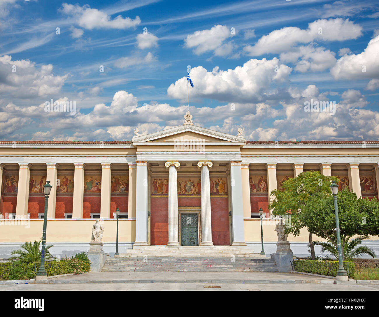 Athens - The building of National and Kapodistrian University of Athens ...