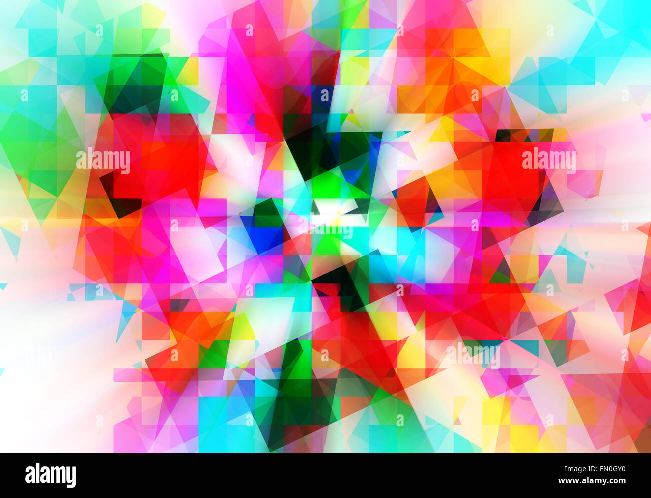 abstract multicolor background with crystal pattern style Stock Photo ...