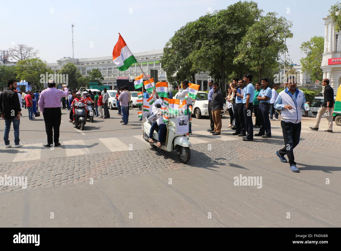 New Delhi, India. 13th March, 2016. All Women Bike Rally Credit: Mahesh ...