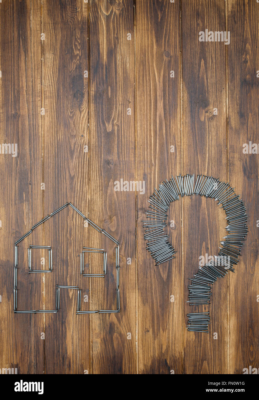 House question mark hi-res stock photography and images - Alamy