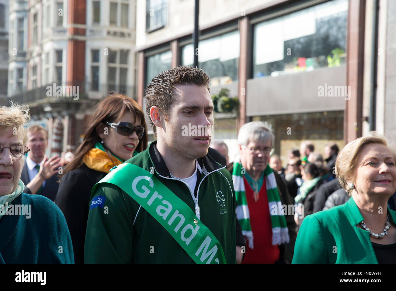 London,UK,13th March 2016,Irish Paralympian gold medal winner, Jason ...