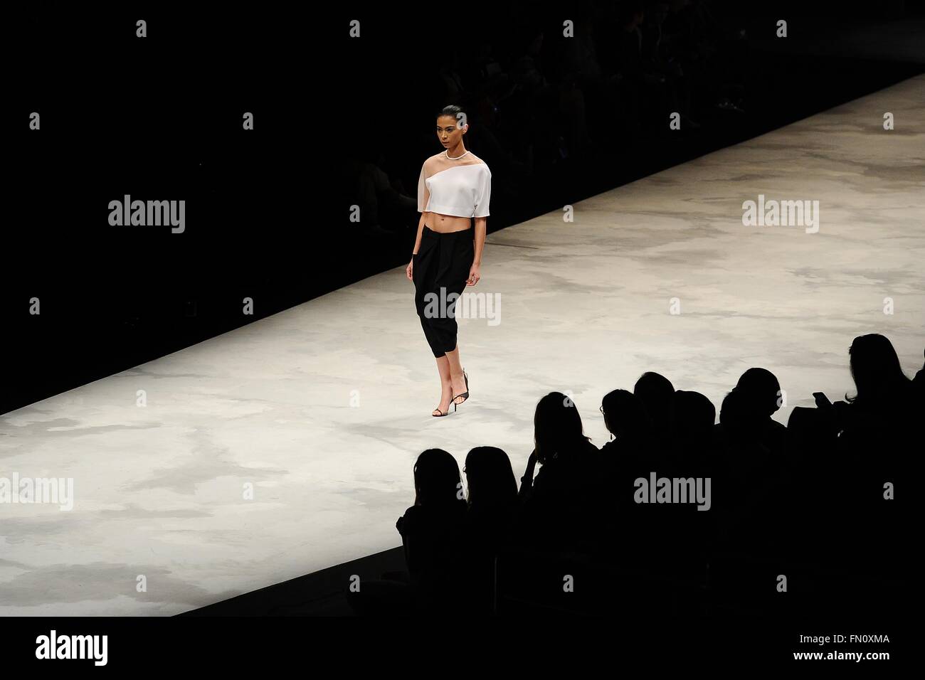 Jakarta, Indonesia. 13th Mar, 2016. A model showcases designs by ...