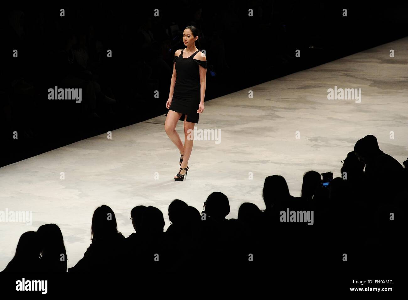Jakarta, Indonesia. 13th Mar, 2016. A model showcases designs by ...