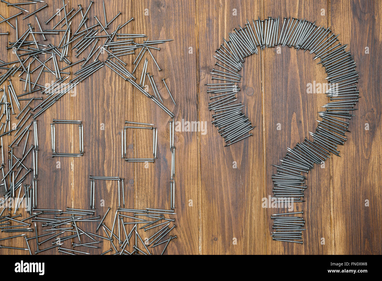 House question mark hi-res stock photography and images - Alamy