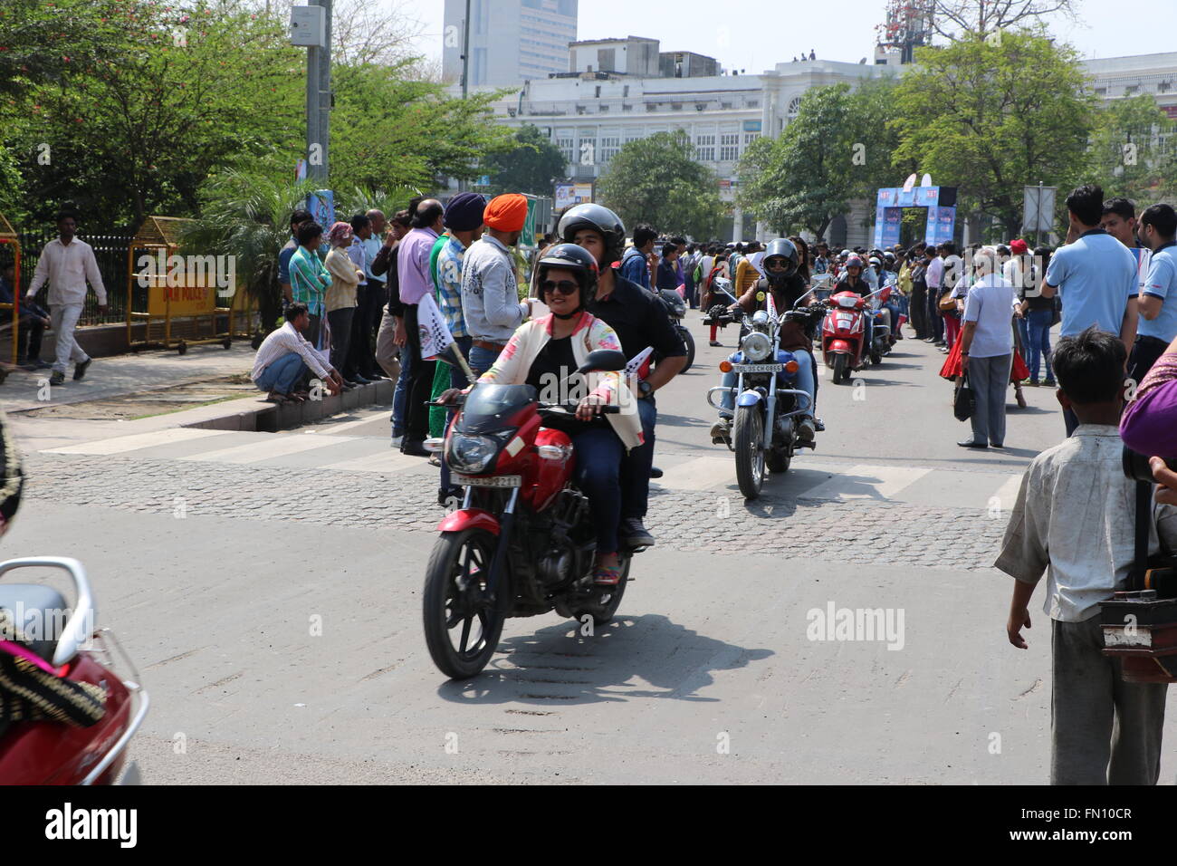 India motorbike tvs hi-res stock photography and images - Alamy