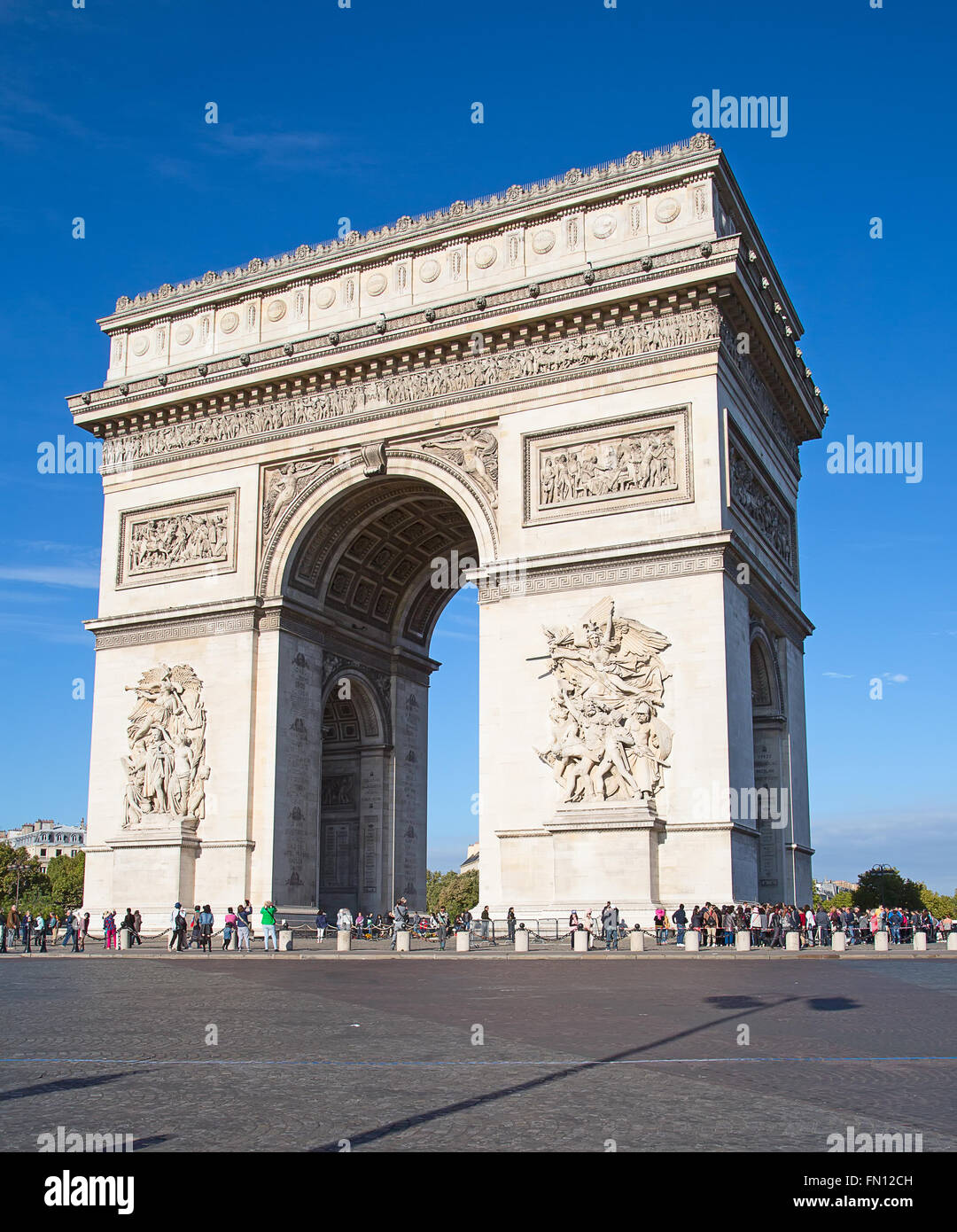 Famous Arc de Triomphe, Paris, France Stock Photo - Alamy