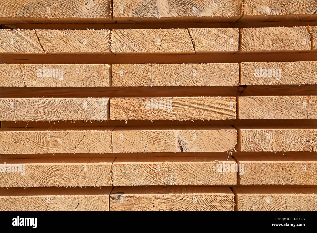 Stack of new wooden studs at the lumber yard Stock Photo - Alamy