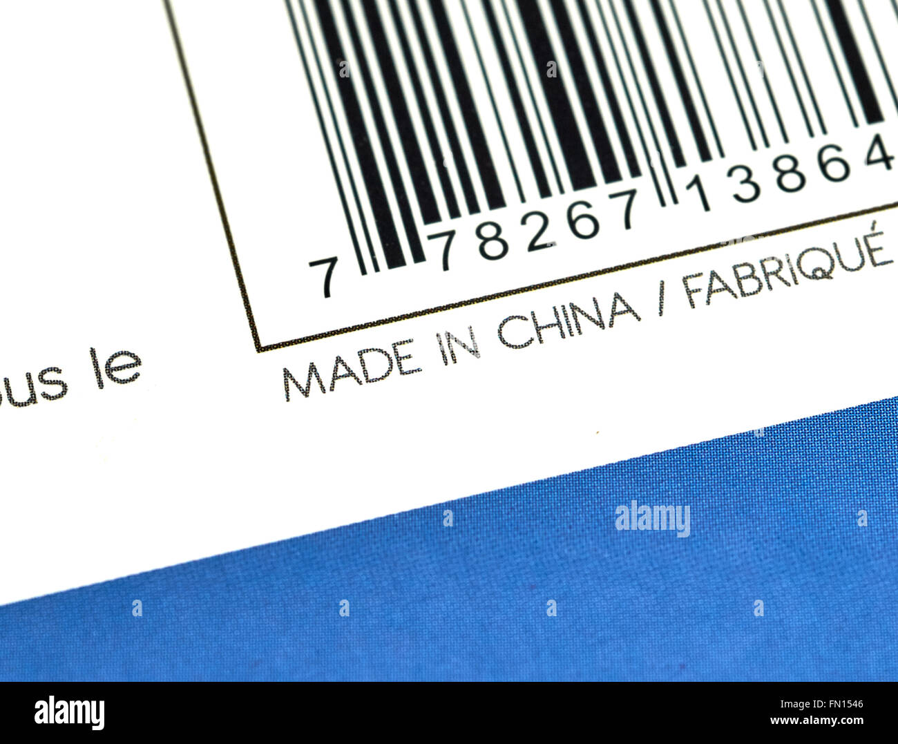 Chinese made label hi-res stock photography and images - Alamy