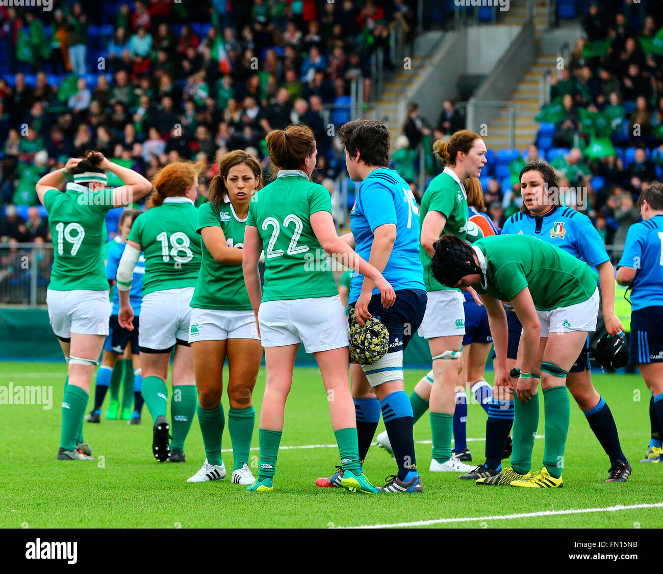Donnybrook Stadium, Dublin, Ireland. 13th Mar, 2016. RBS Women's Six ...
