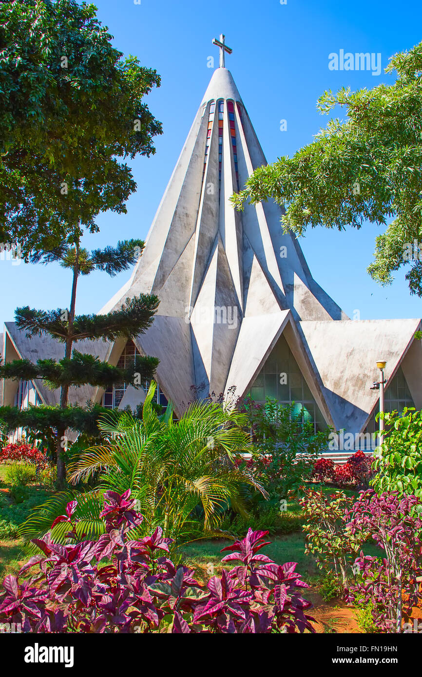 Church in Polana district of Maputo, Mozambique Stock Photo - Alamy