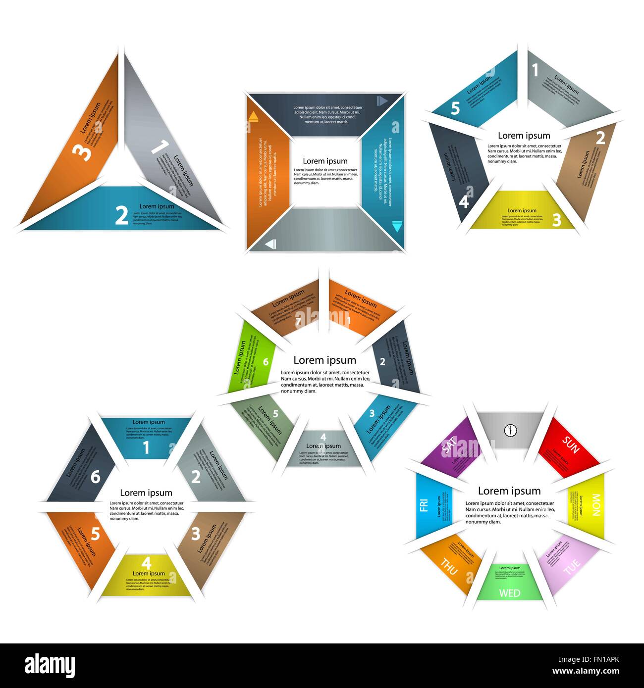 Set Of Infographic Business Presentation Template Powerpoint Template 